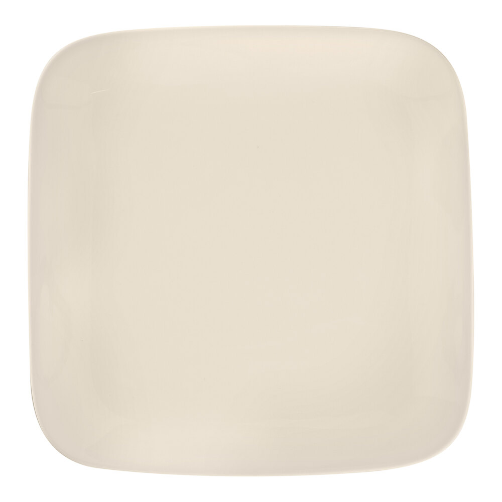 RAK Porcelain Bravura 8 3/8" Bone China Square Flat Plate - 12/Case