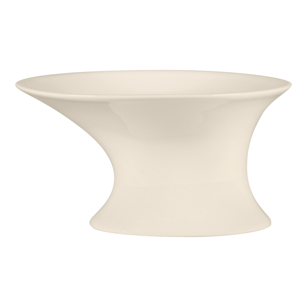 RAK Porcelain Bravura 6 1/4" x 5 7/8" Bone China Raised Round Deep ...