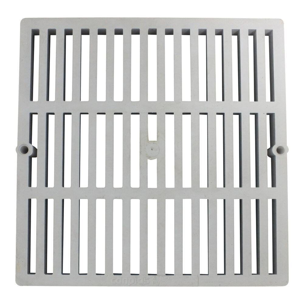 Endura 394709A 9" Square PVC Full Floor Grate for 394718 and 394708