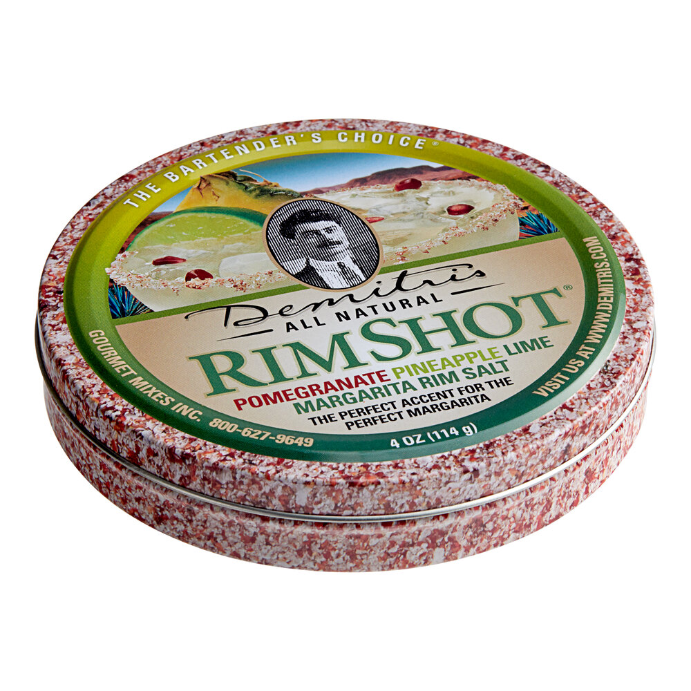 Demitri's Margarita Rim Shot Rimming Salt 4 oz.