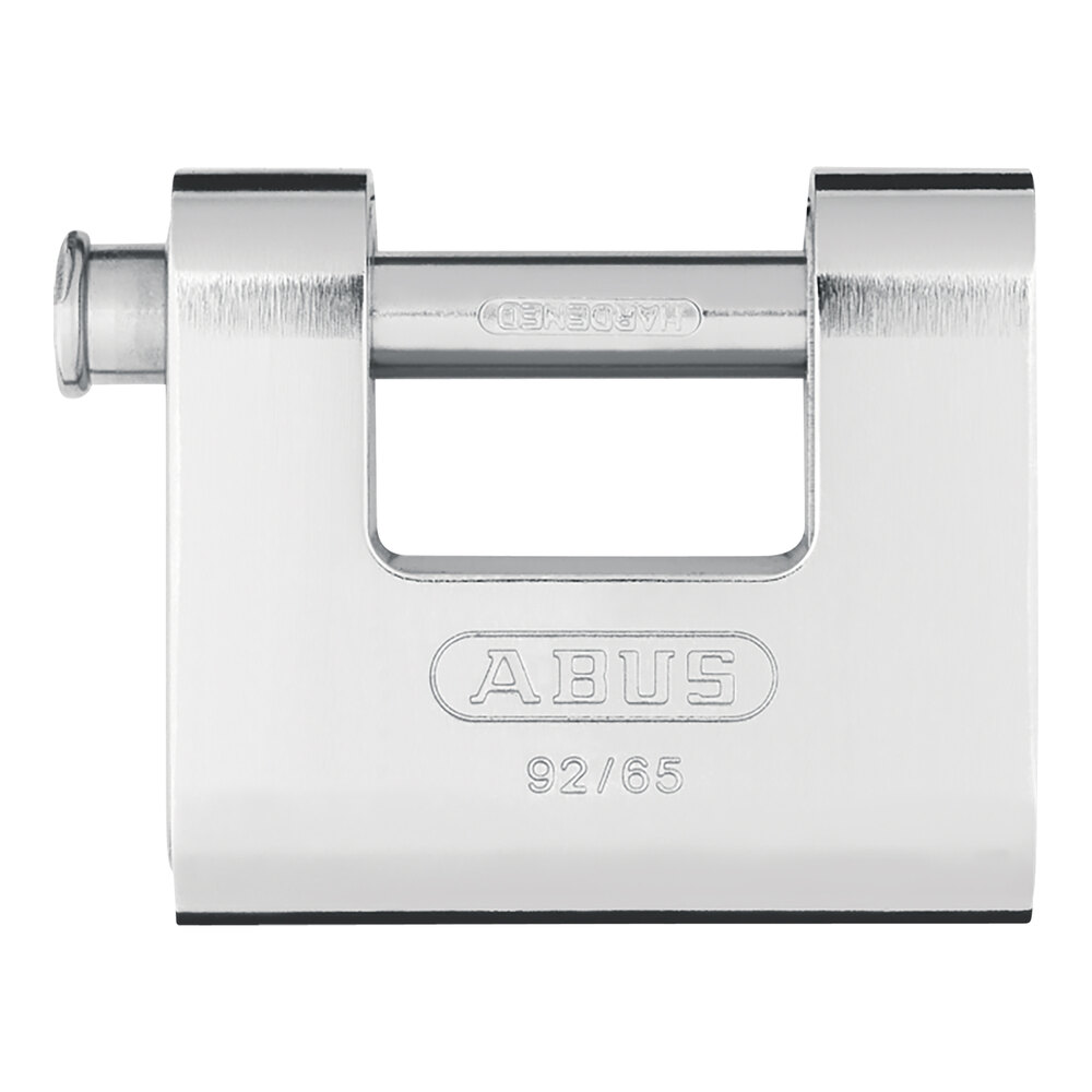 ABUS Monoblock 92/65 Brass Keyed Padlock with Steel Jacket 82955