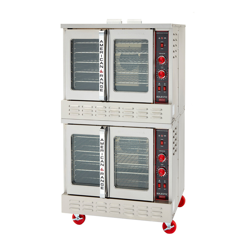 American Range MSDE-2 Majestic Double-Deck Electric Convection Oven ...