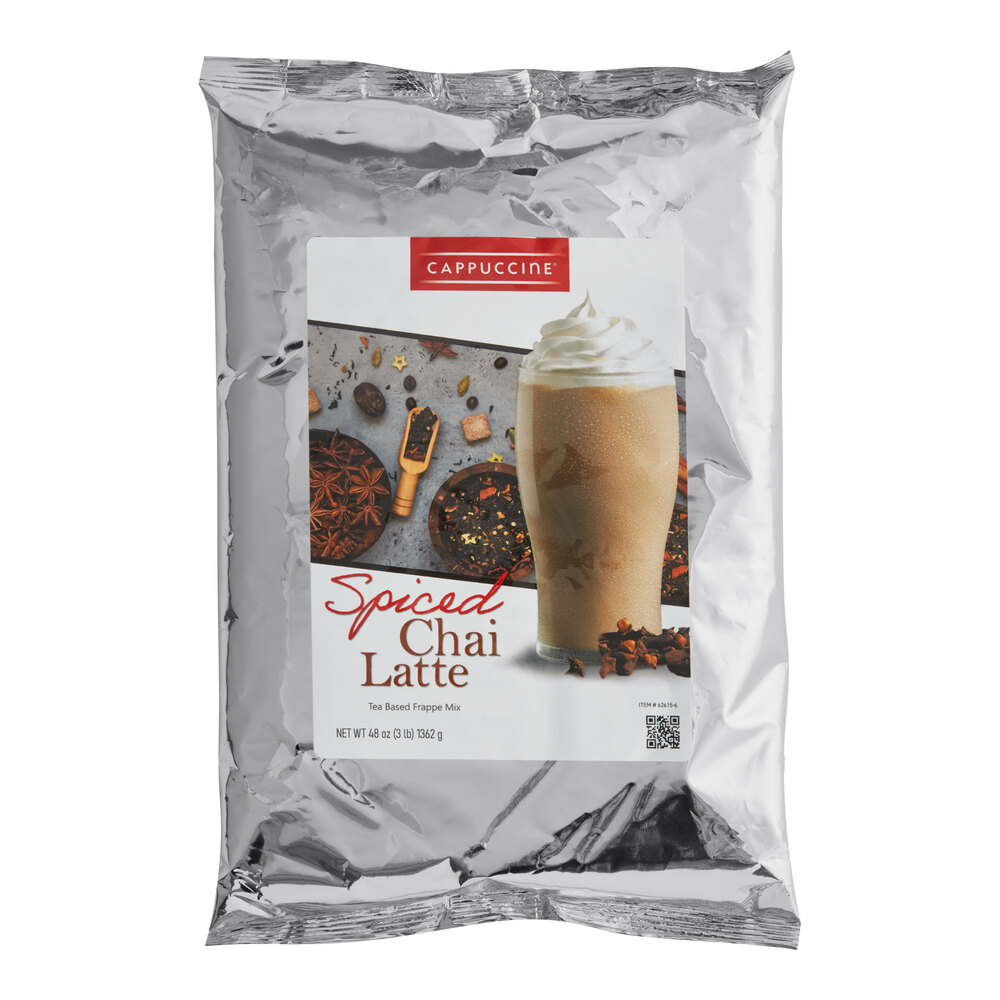 Cappuccine Spiced Chai Frappe Mix 3 lb. - 5/Case