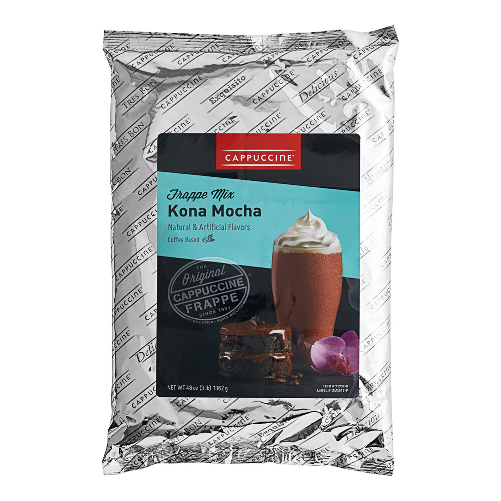 Cappuccine Kona Mocha Frappe Mix 3 lb.