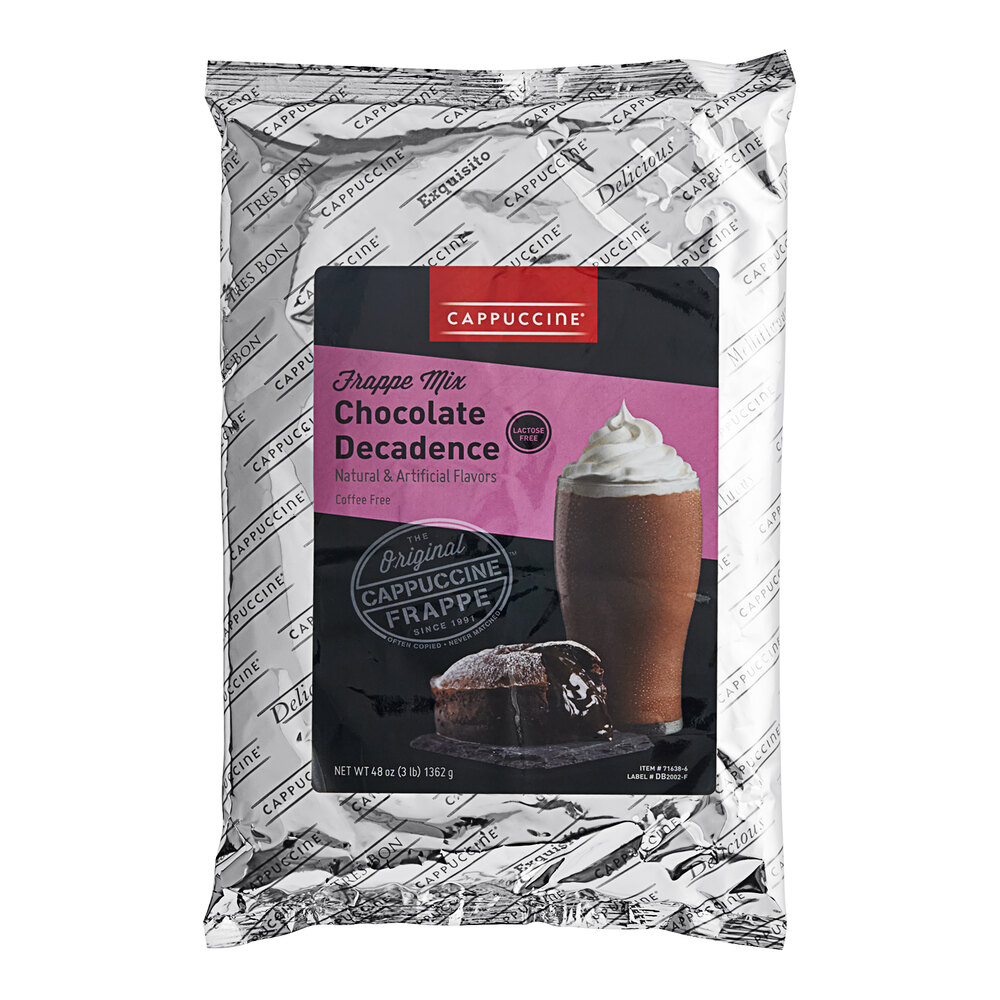 Cappuccine Chocolate Frappe Mix 3 lb.