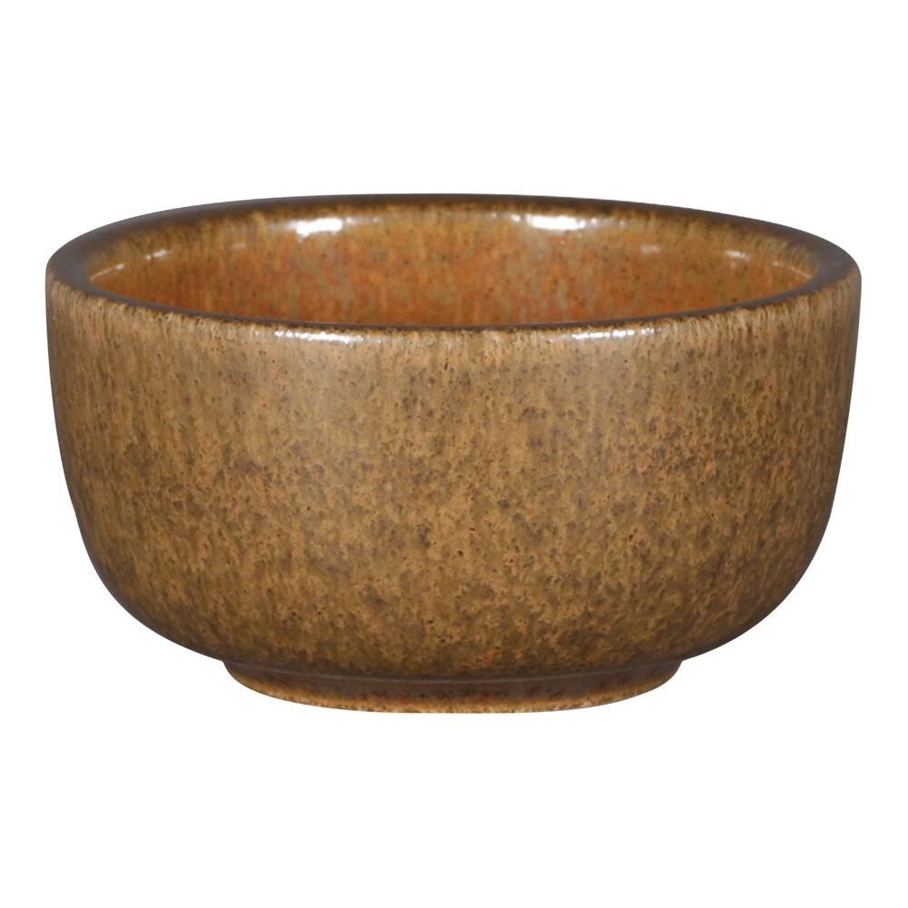 RAK Porcelain Ease 3.38 oz. Rust Porcelain Ramekin - 12/Case