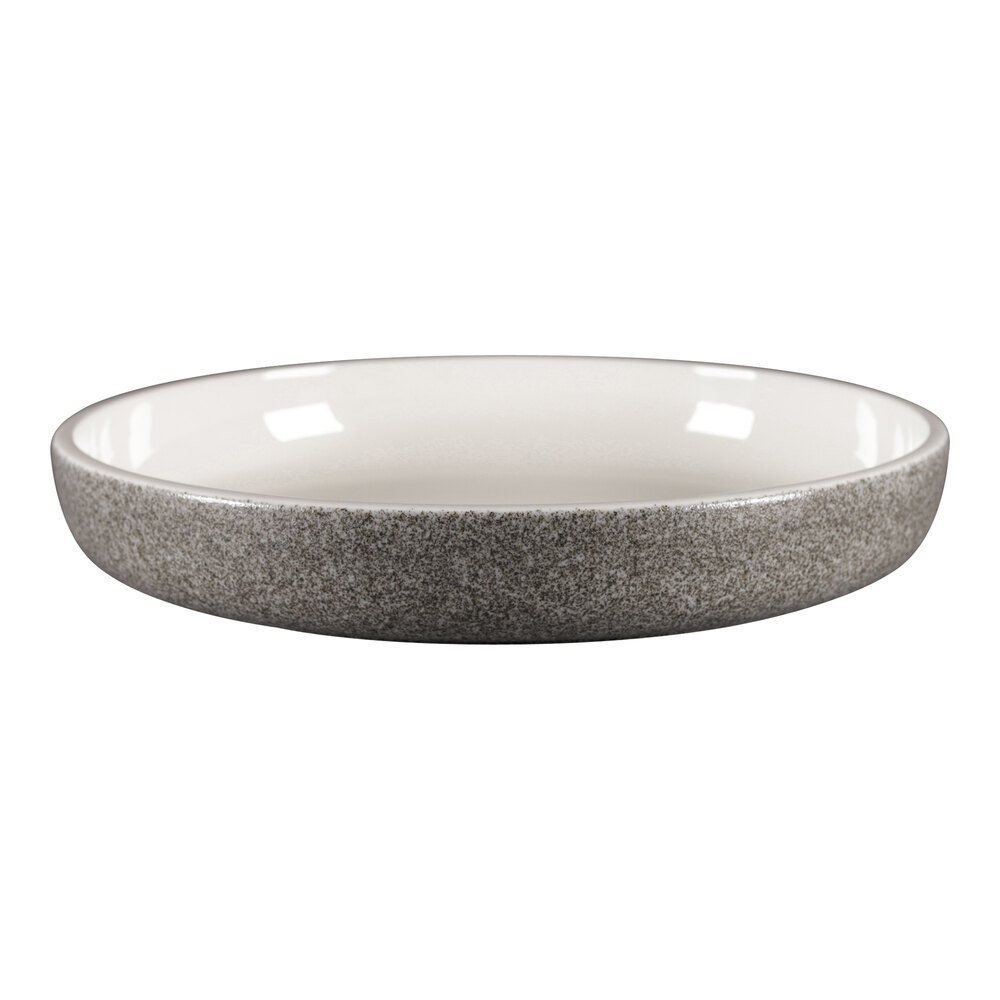 RAK Porcelain Rakstone Ease 10 3/16" Dual Round Deep Porcelain Plate ...