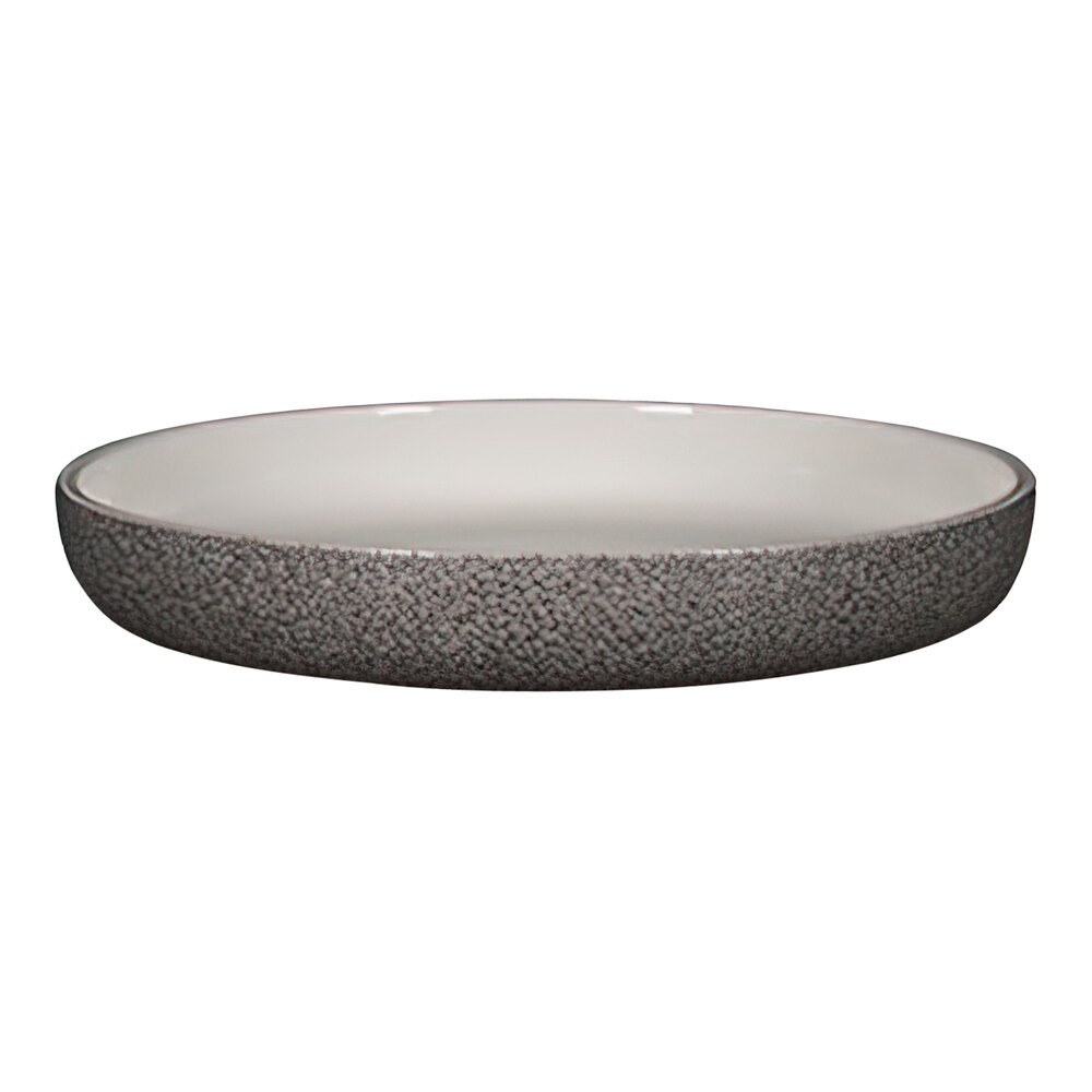 RAK Porcelain Rakstone Ease 11 11/16" Dual Round Deep Porcelain Plate ...