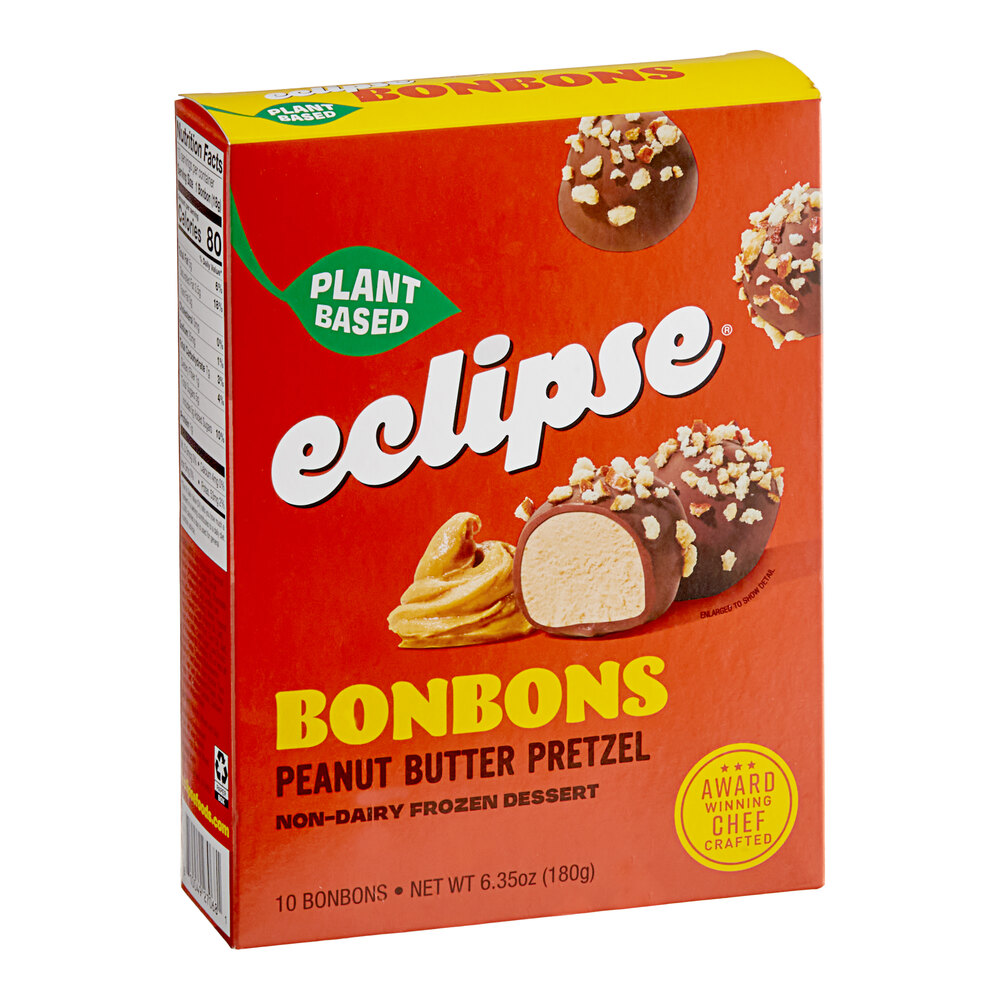 Eclipse Foods Bonbons 10-Count Vegan Non-Dairy Peanut Butter Pretzel ...