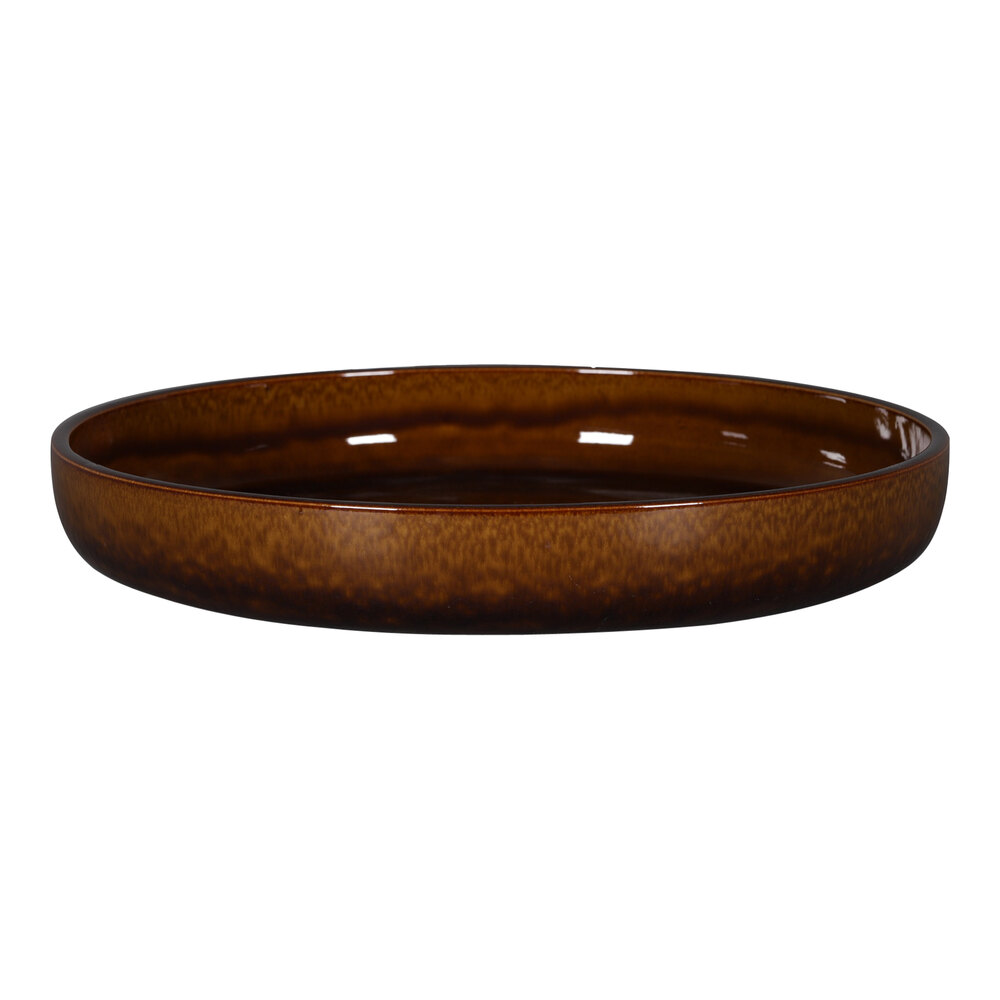 RAK Porcelain Rakstone Ease 11 11/16" Honey Round Deep Porcelain Plate ...