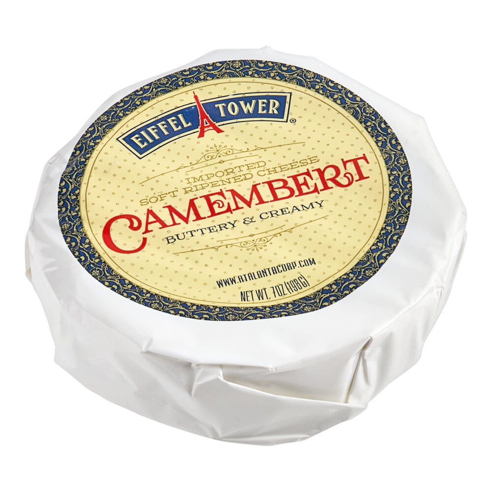 Eiffel Tower Soft-Ripened Baby Camembert Cheese 7 oz. - 12/Case