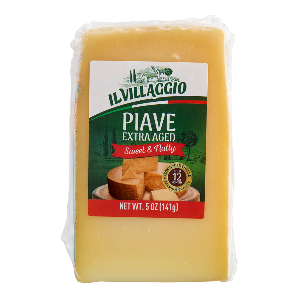 Il Villaggio DOP Extra Aged Piave Cheese 5 oz. - 12/Case