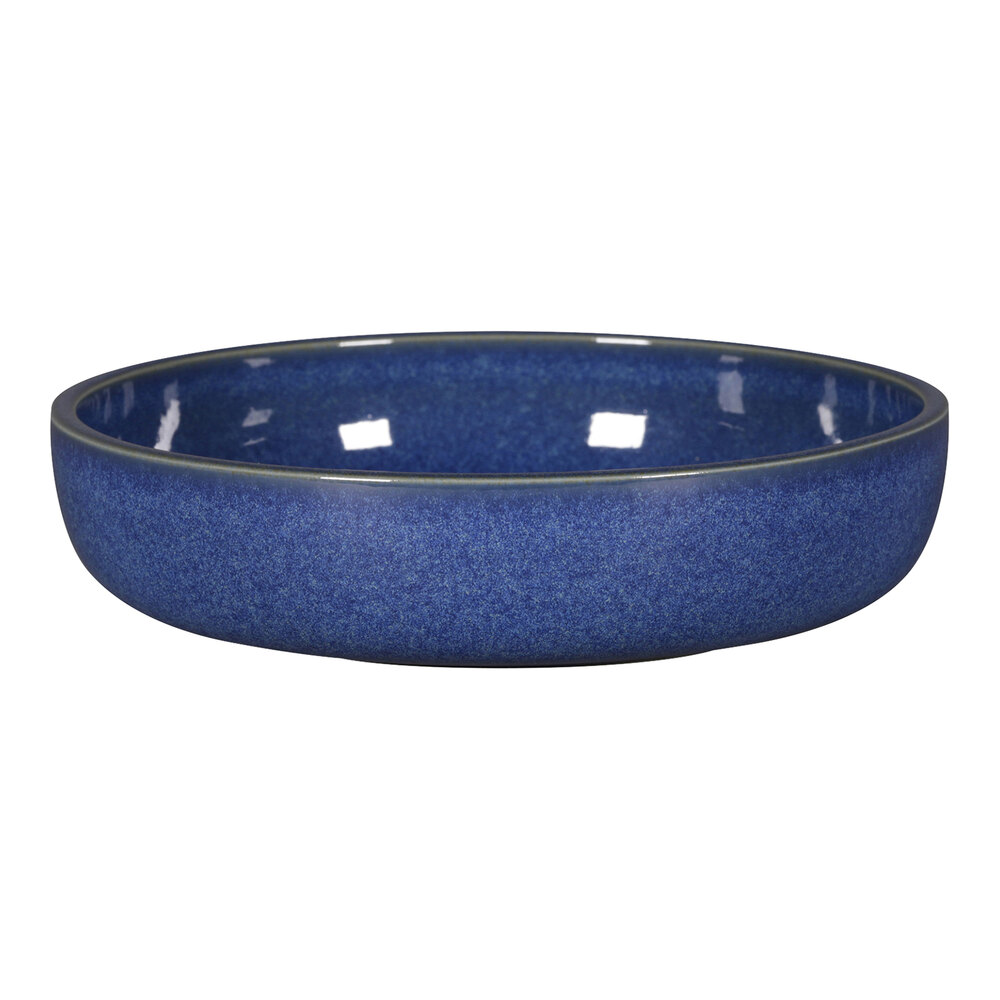 RAK Porcelain Rakstone Ease 7 13/16" Cobalt Round Deep Porcelain Plate ...