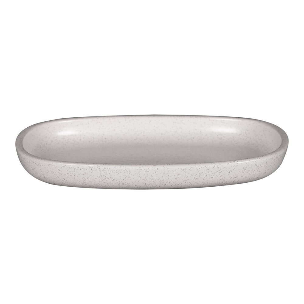 RAK Porcelain Rakstone Ease 9" x 6" Clay Oval Flat Porcelain Plate - 12 ...