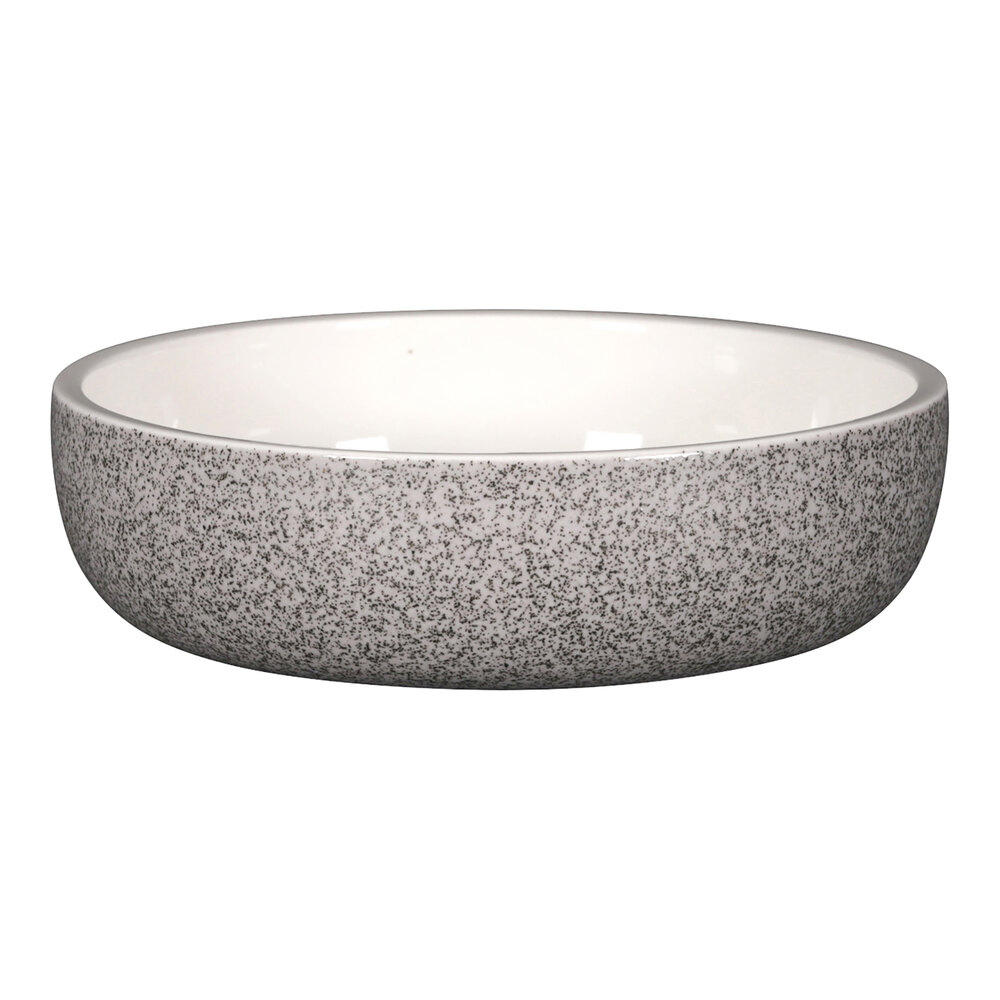 RAK Porcelain Rakstone Ease 6 5/16" Dual Round Deep Porcelain Plate - 4 ...