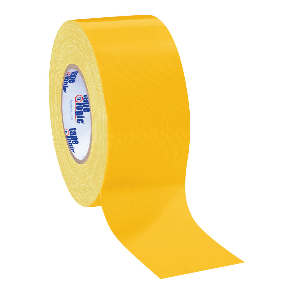 Tape Logic 3" x 60 Yard 10 Mil Yellow Duct Tape T988100Y3PK - 3/Case