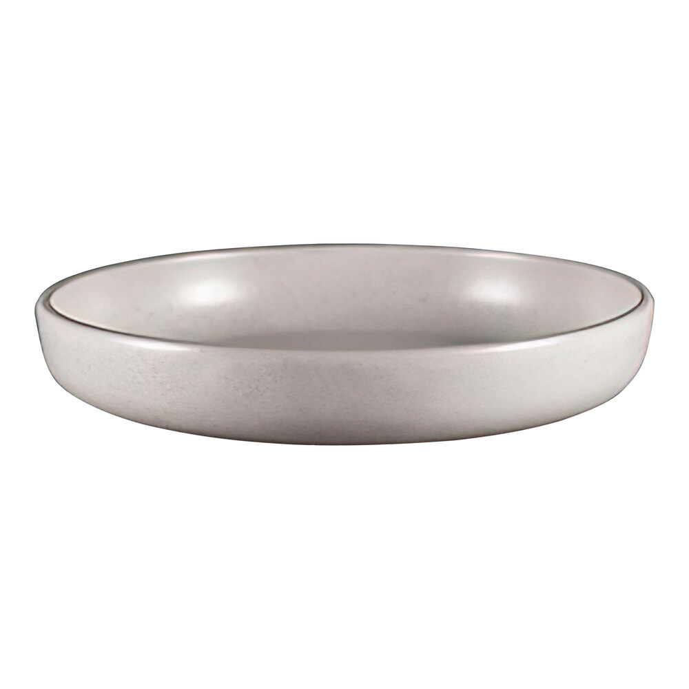 RAK Porcelain Rakstone Ease 10 3/16" Clay Round Deep Porcelain Plate ...
