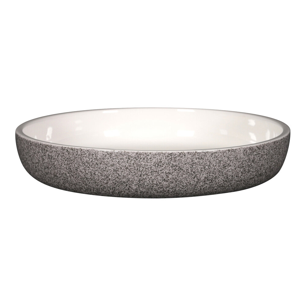 RAK Porcelain Rakstone Ease 9 5/16" Dual Round Deep Porcelain Plate - 2 ...