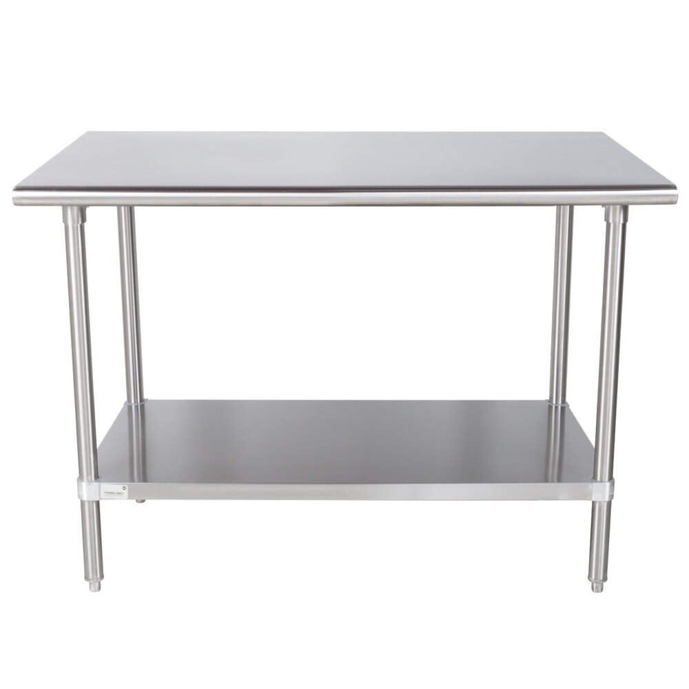 Advance Tabco MS-304 30" x 48" 16 Gauge Stainless Steel Commercial Work ...