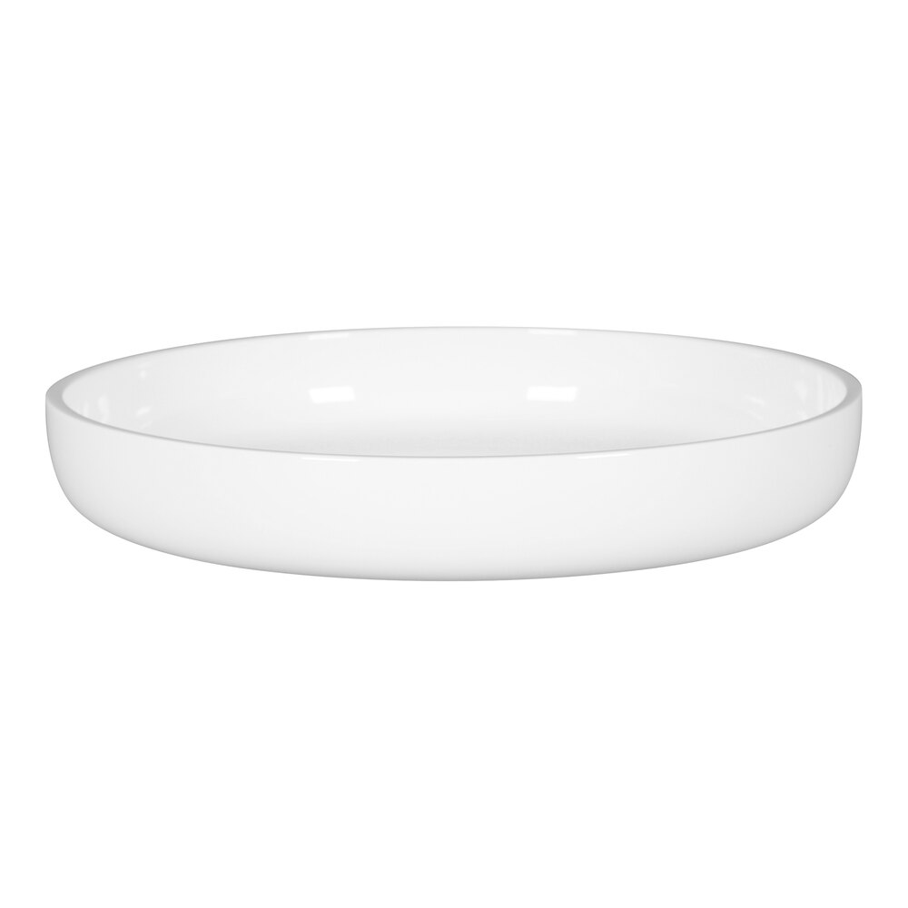 RAK Porcelain Rakstone Ease 11" White Round Deep Porcelain Plate - 2/Case