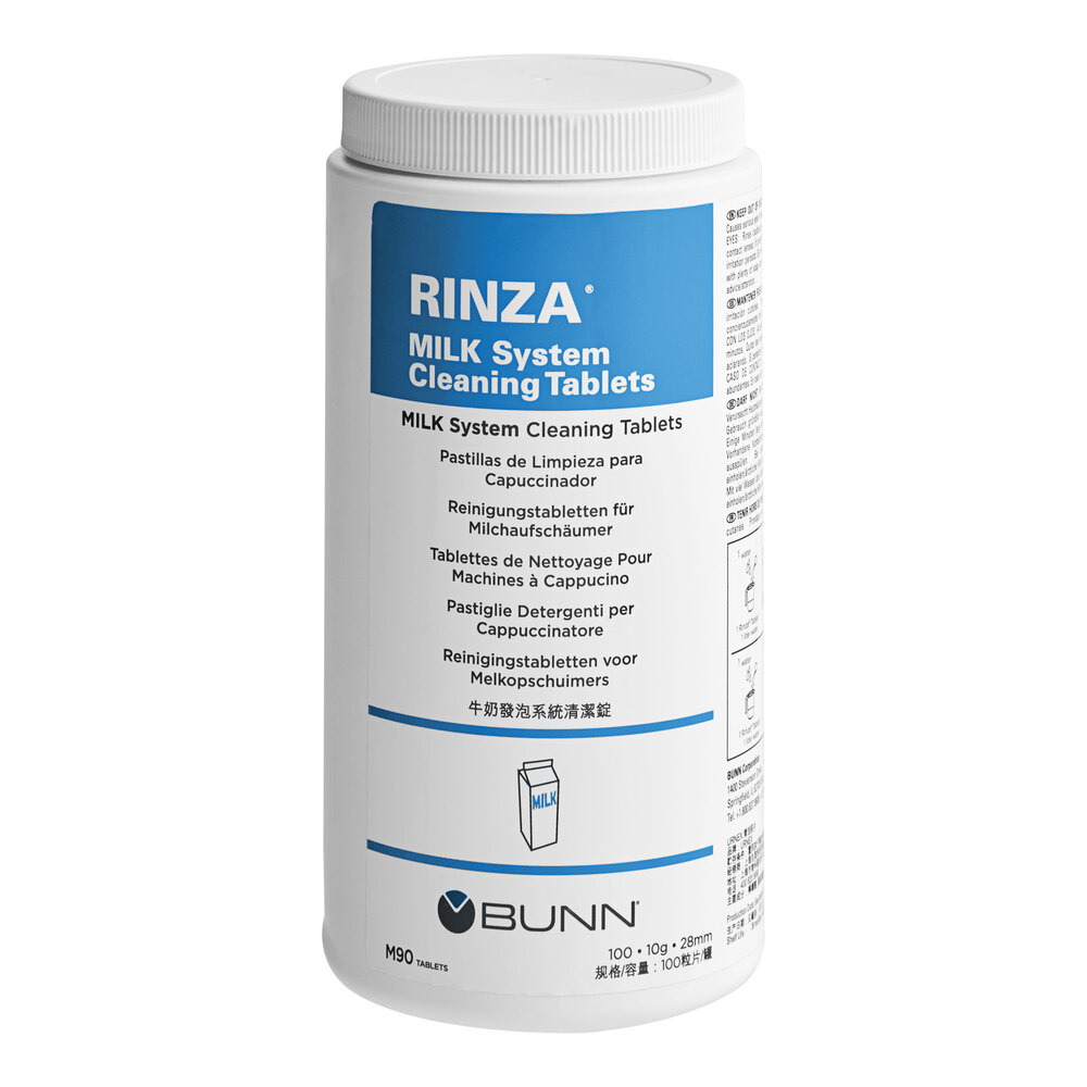 Bunn Rinza 50199.0003 100-Count 10 Gram Milk System Acid Cleaning Tablets