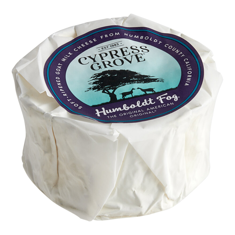 Cypress Gove Humboldt Fog Soft-Ripened Goat Cheese 1 lb. - 4/Case