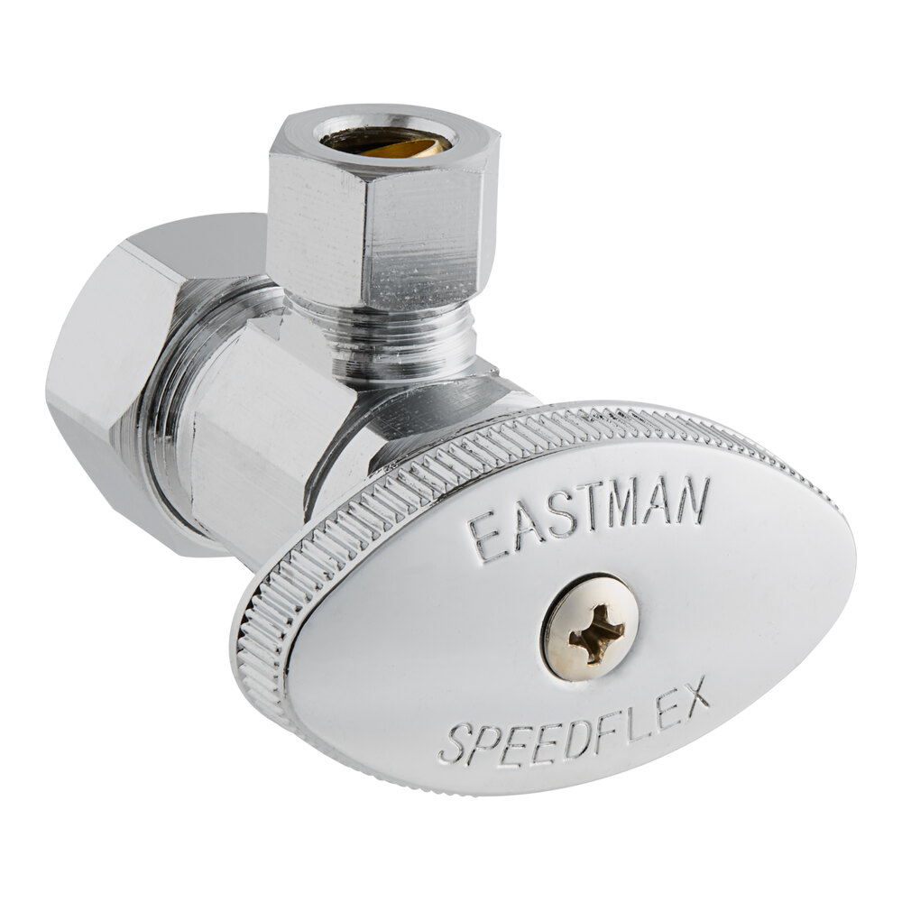 Eastman 04348LF SpeedFlex 5/8" FIP x 3/8" Multi-Turn Compression Angle ...