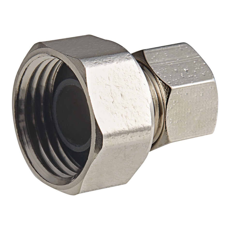 Eastman 25840LF SpeedFlex 1/2" FIP x 3/8" Chrome-Plated Brass Compression Adapter