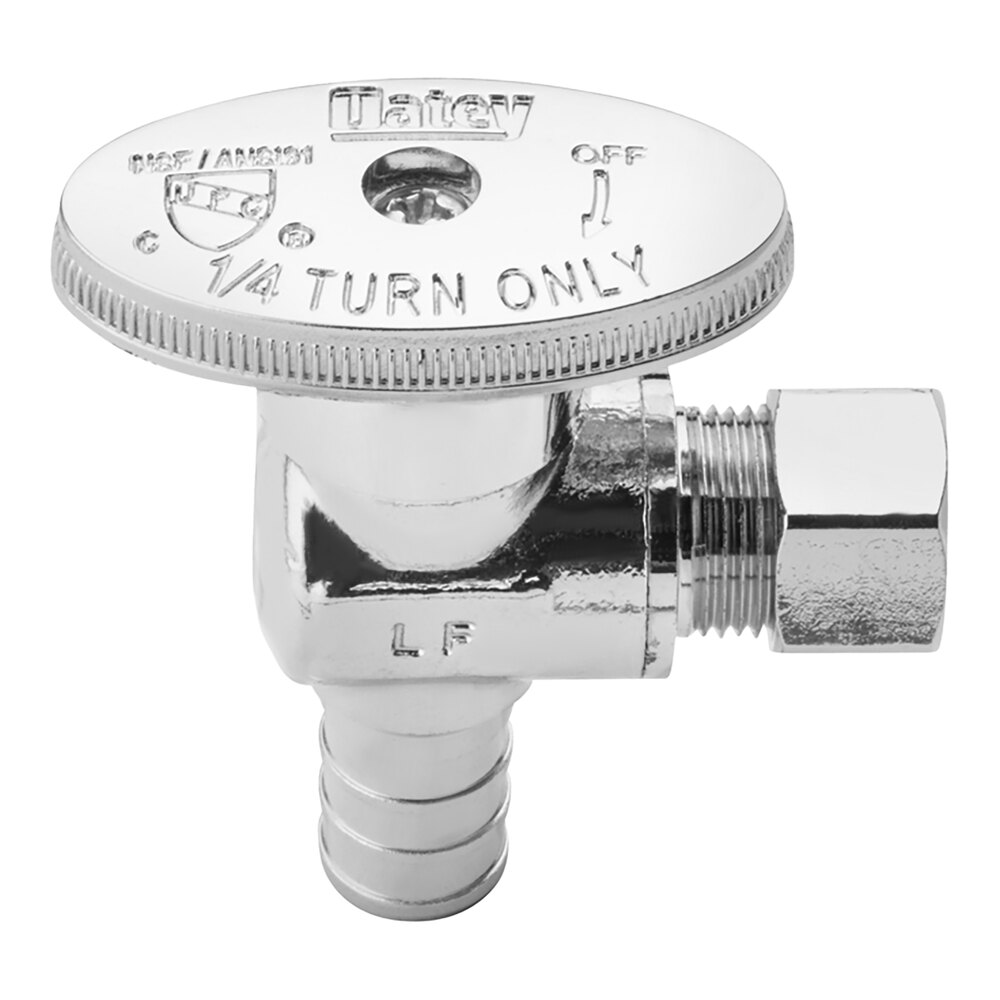 Oatey 4712PCLF 1/4-Turn Angle Water Stop Valve with 1/2" Nominal PEX ...