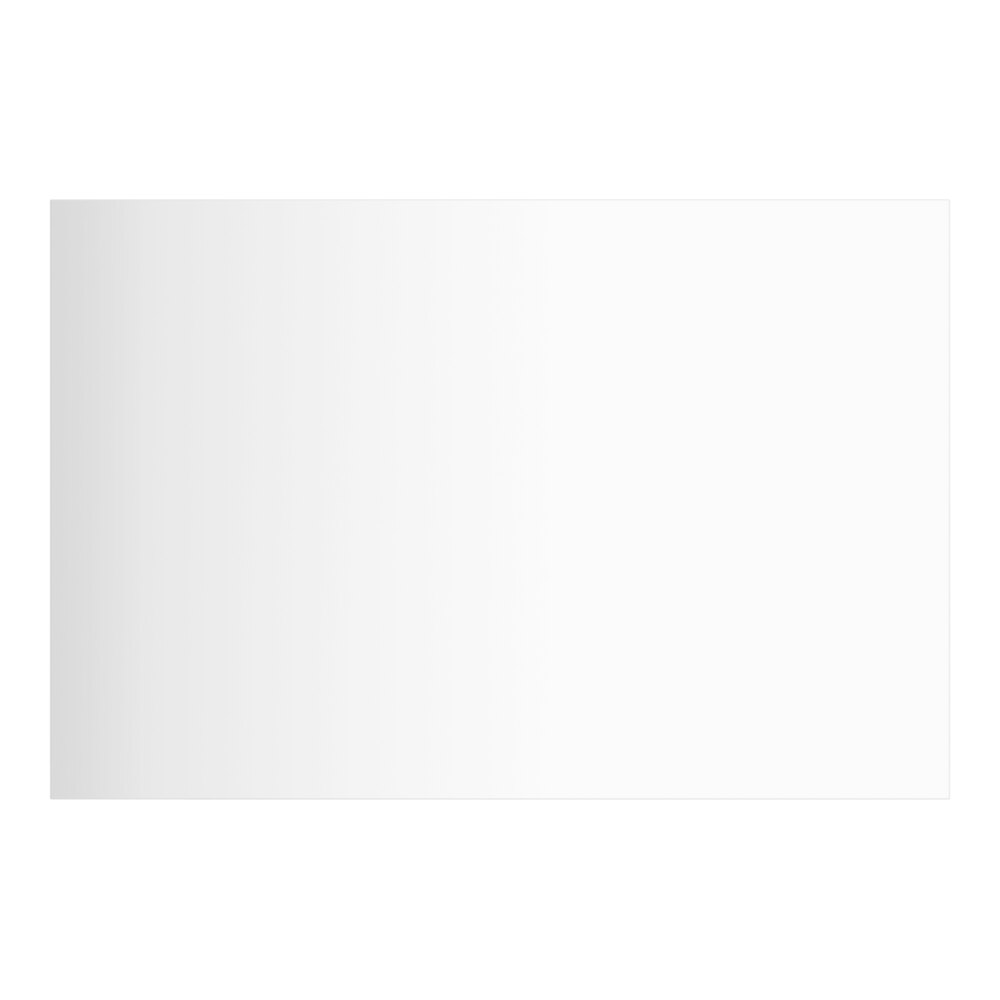 Tape Logic 2" x 3" Clear Semi-Gloss Paper Removable Rectangular ...