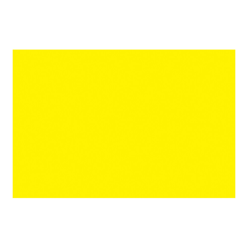 Tape Logic 2" x 3" Fluorescent Yellow Semi-Gloss Paper Removable ...