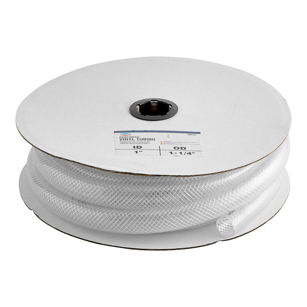 Eastman 98579 1" x 25' Reinforced Braided Vinyl Tubing