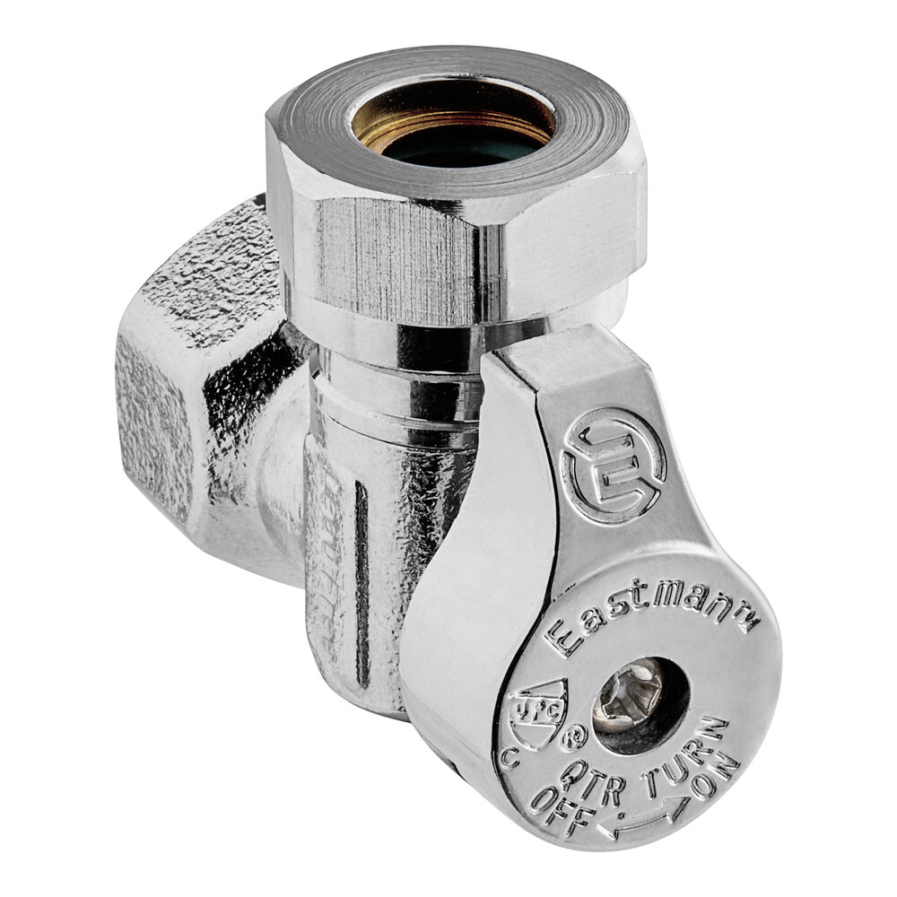 Eastman 10735LF SpeedFlex 1/2" FIP x 7/16"-1/2" Quarter-Turn Iron Pipe ...