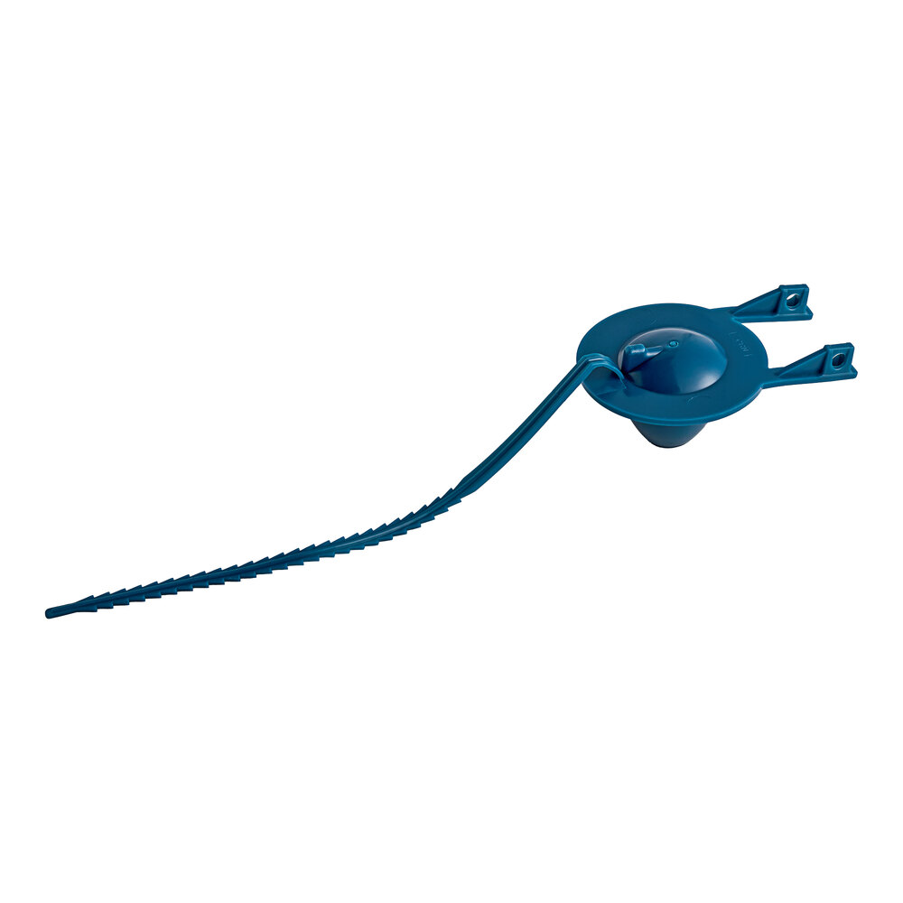 Eastman 48551 Pro Series 2" PVC Blue Toilet Tank Flapper with Fiber Strap