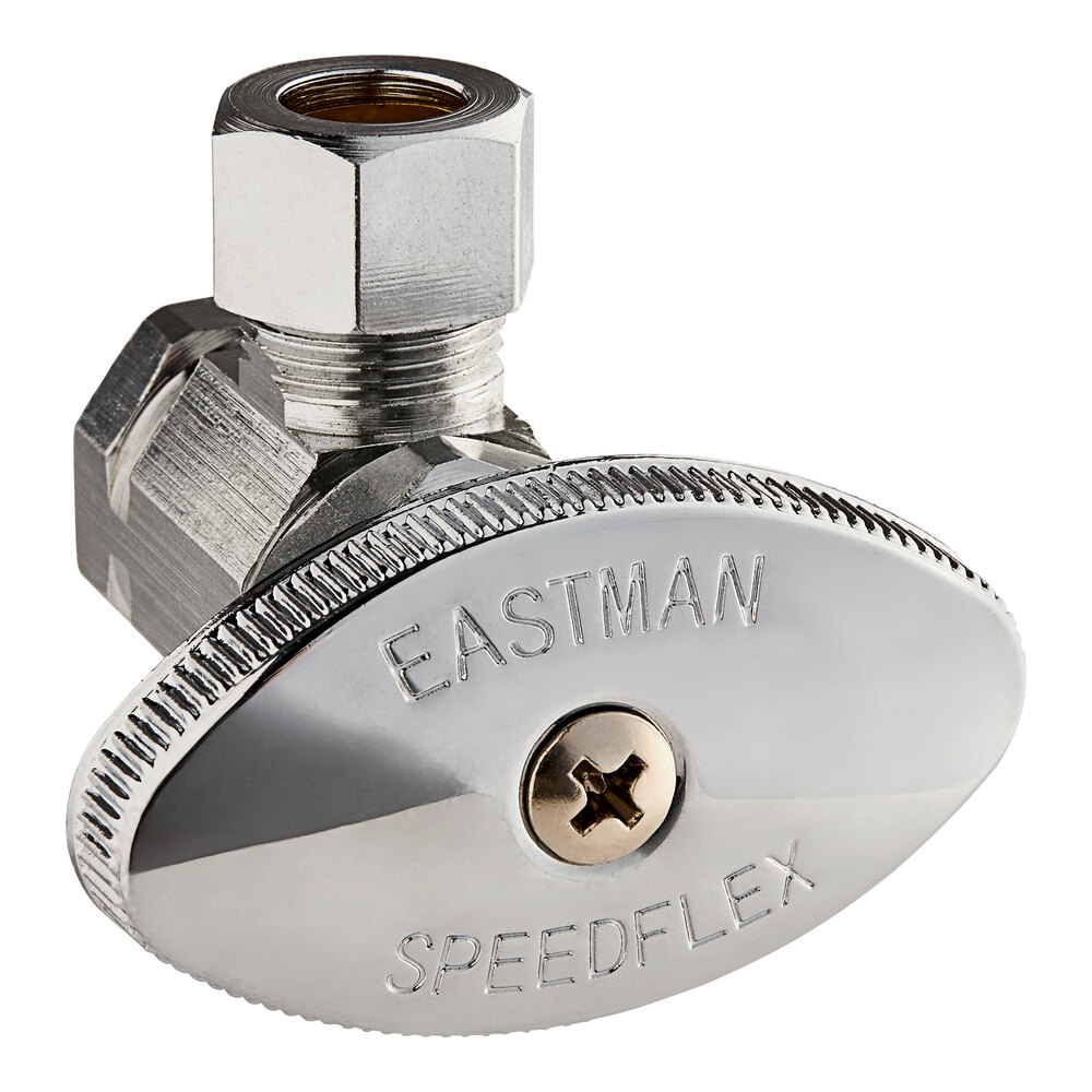 Eastman 04319LF SpeedFlex 3/8" FIP x 3/8" Multi-Turn Angle Stop Valve