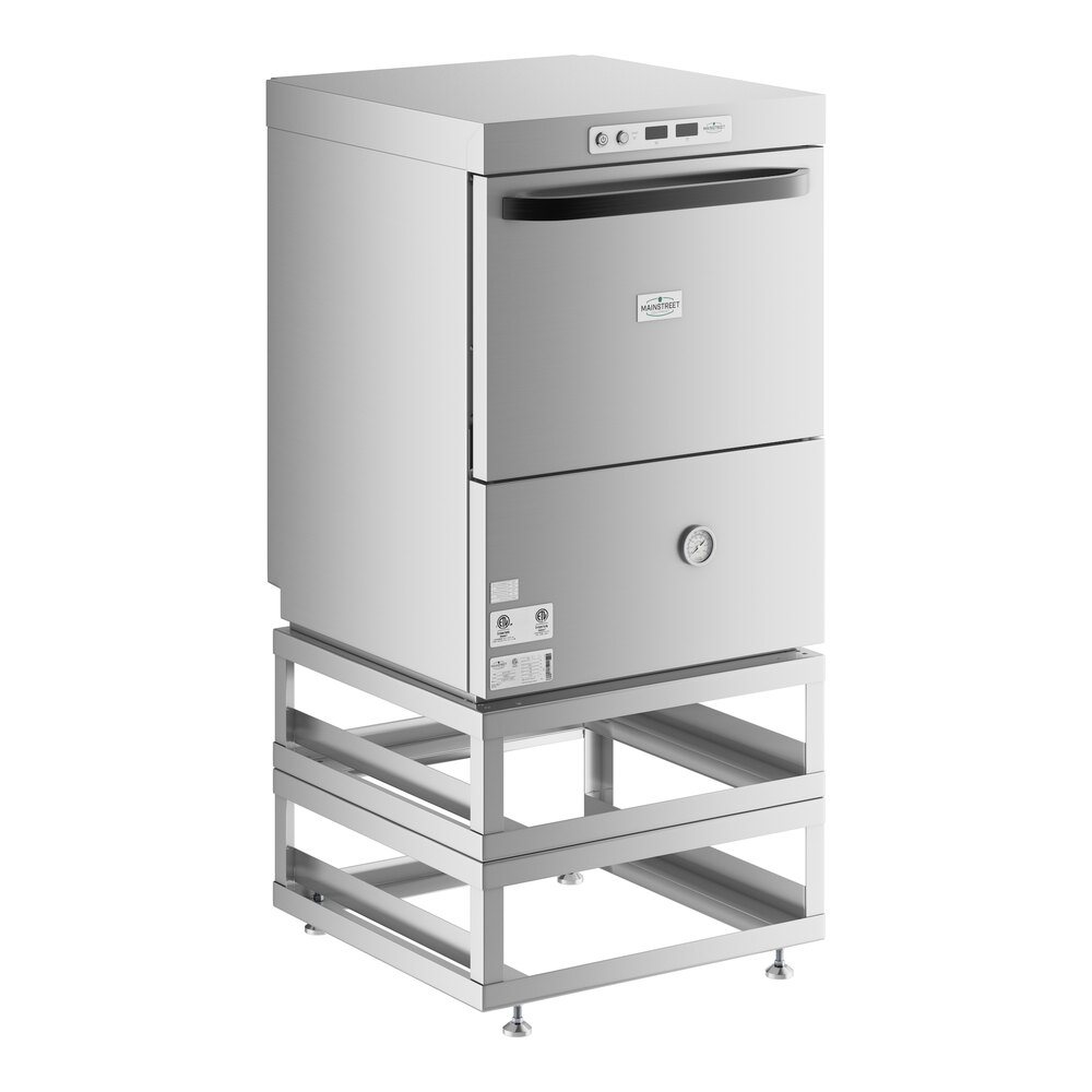 MainStreet Equipment HTUC High-Temperature Undercounter Dishwasher with ...