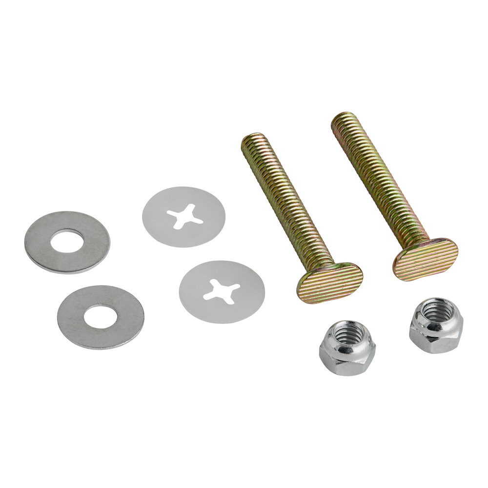 Eastman 40028 5/16" x 2 1/4" Brass Closet Bolt Set