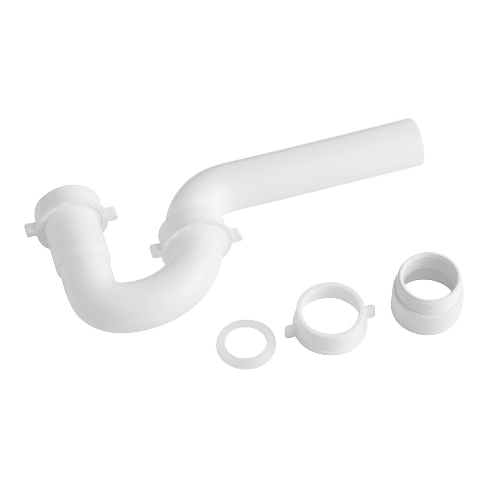 Eastman 35376 1 1/2" White P-Trap with Adapter
