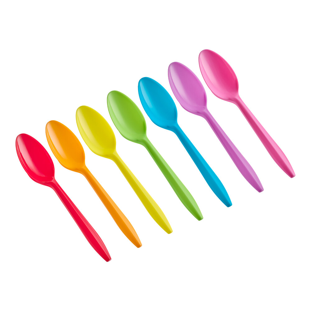 Choice Assorted Colors Medium Heavy Weight Polypropylene Plastic ...