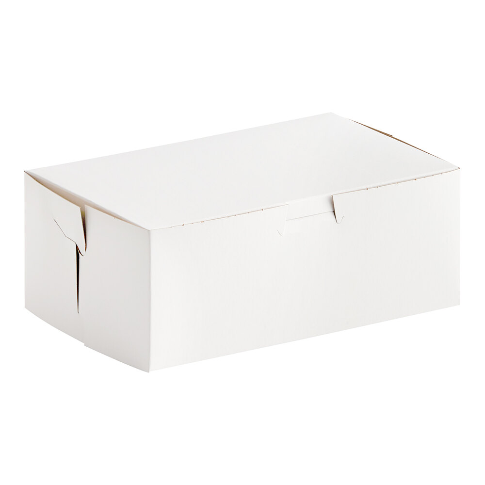Southern Champion 8" x 5" x 3" White Bakery Box - 250/Case