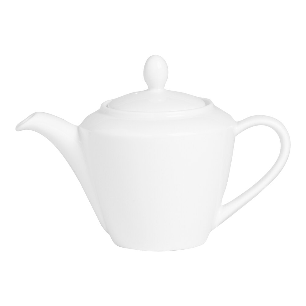 Steelite Performance Simplicity 11 oz. Madison Teapot with Lid - 6/Case