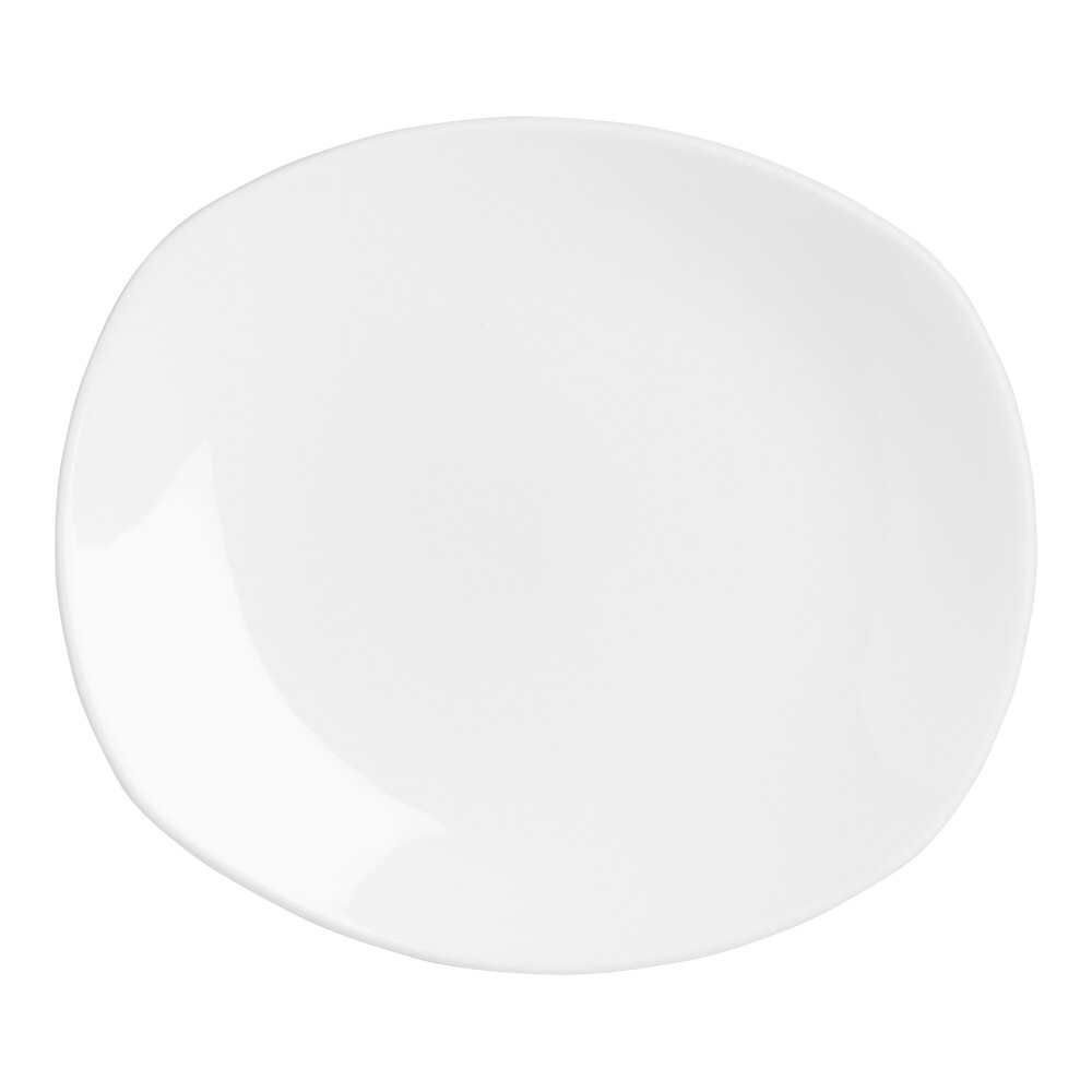 Steelite Performance Taste 12" x 10 1/4" White Spice Plate - 12/Case