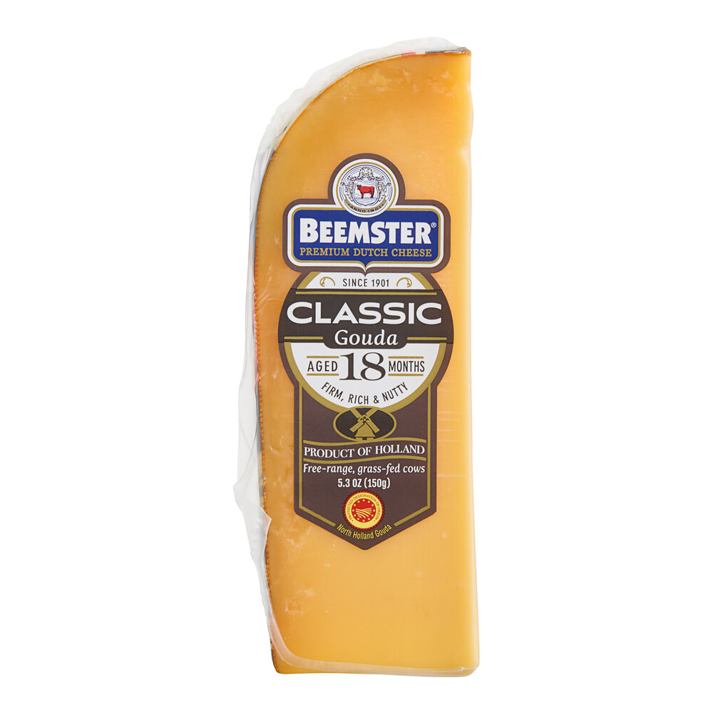 Beemster Classic 18 Month Aged Gouda Cheese 5.3 oz. - 12/Case