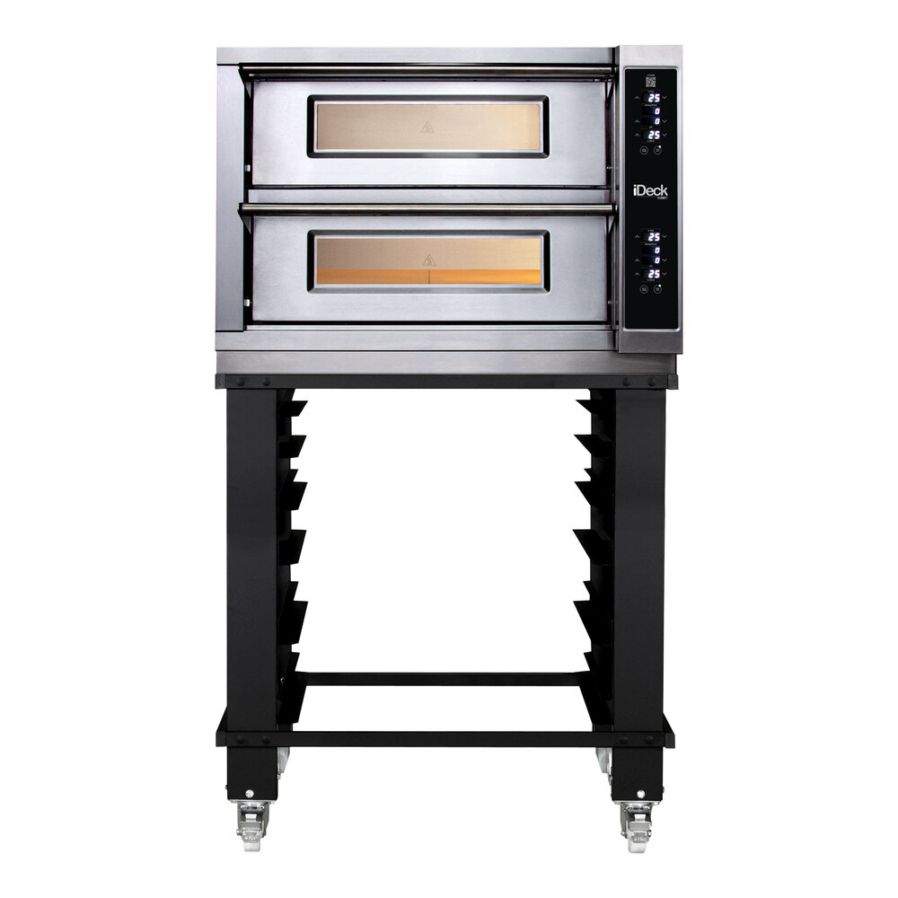 Moretti Forni iD 72.72 39" x 45 1/2" Electric Double Deck Pizza Oven ...
