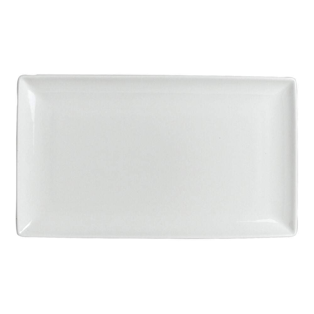 Steelite Performance Taste 13" x 7 1/2" White Rectangle Tray - 6/Case