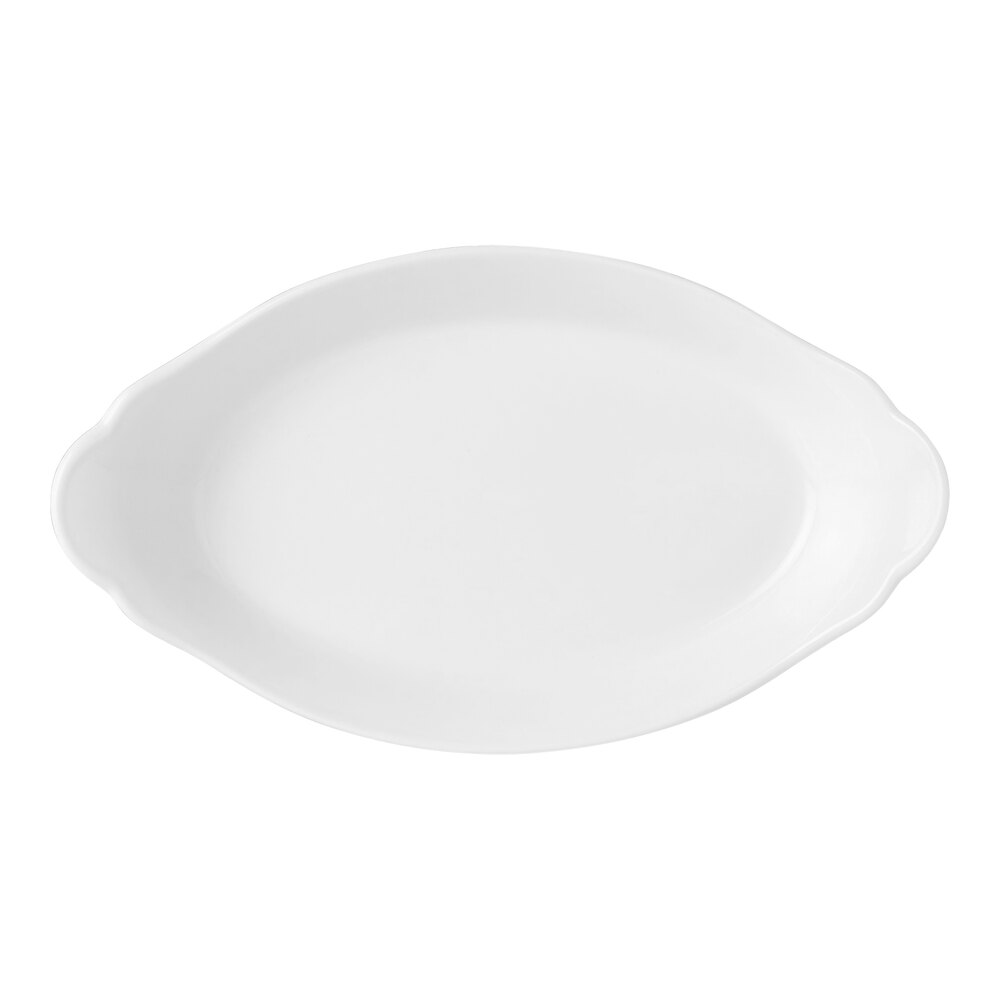 Steelite Performance Simplicity 27.5 oz. Oval Eared Dish - 12/Case