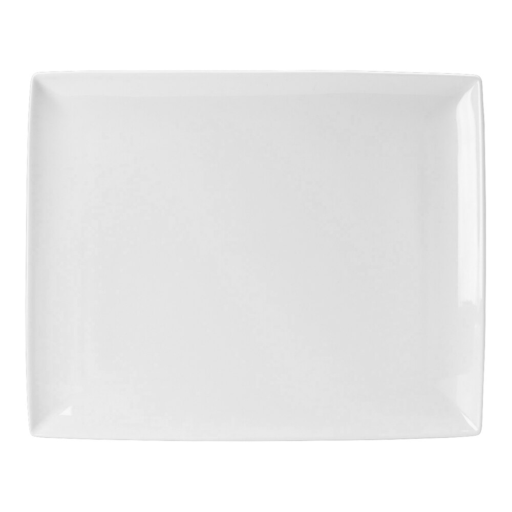 Steelite Performance Taste 13 1/2" x 10 5/8" White Rectangle Tray - 6/Case
