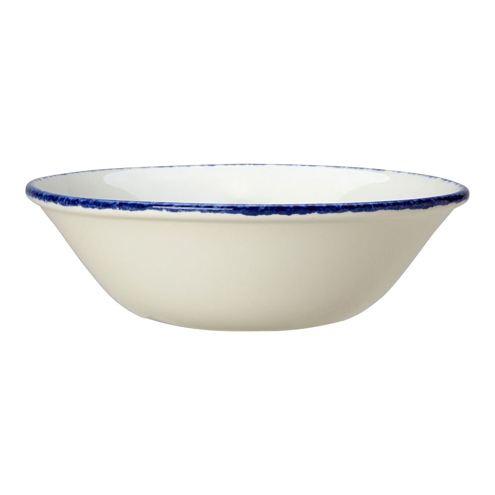 Steelite Performance Blue Dapple 16 oz. Oatmeal Bowl - 36/Case