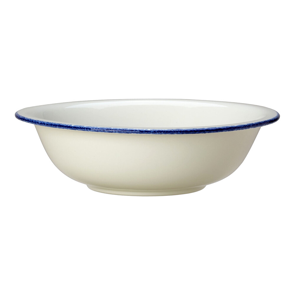 Steelite Performance Blue Dapple 9" Salad Bowl - 12/Case