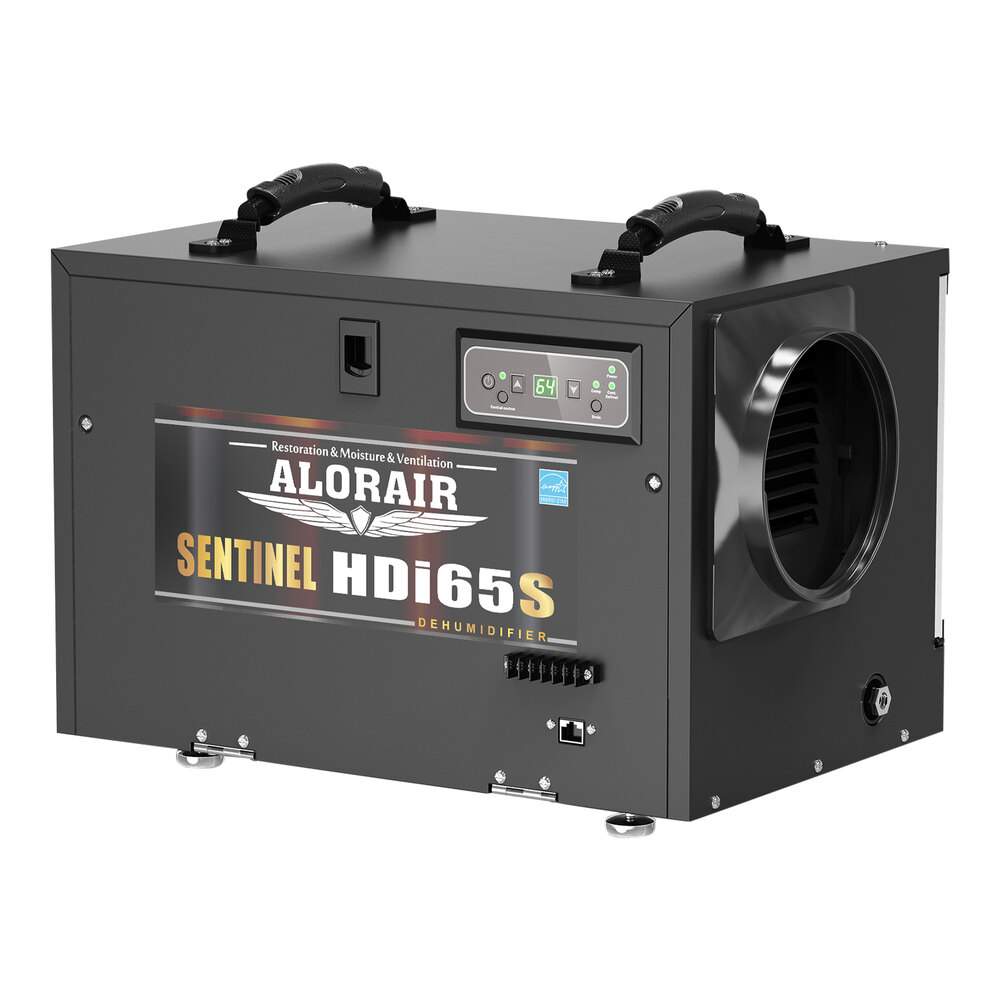AlorAir Sentinel HDi65S Black Commercial-Grade Dehumidifier with Pump ...